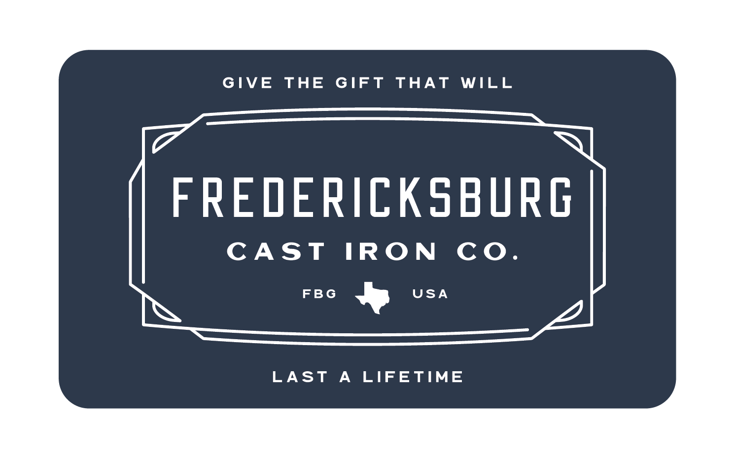 Fredericksburg Cast Iron Gift Card – Fredericksburg Cast Iron Co.